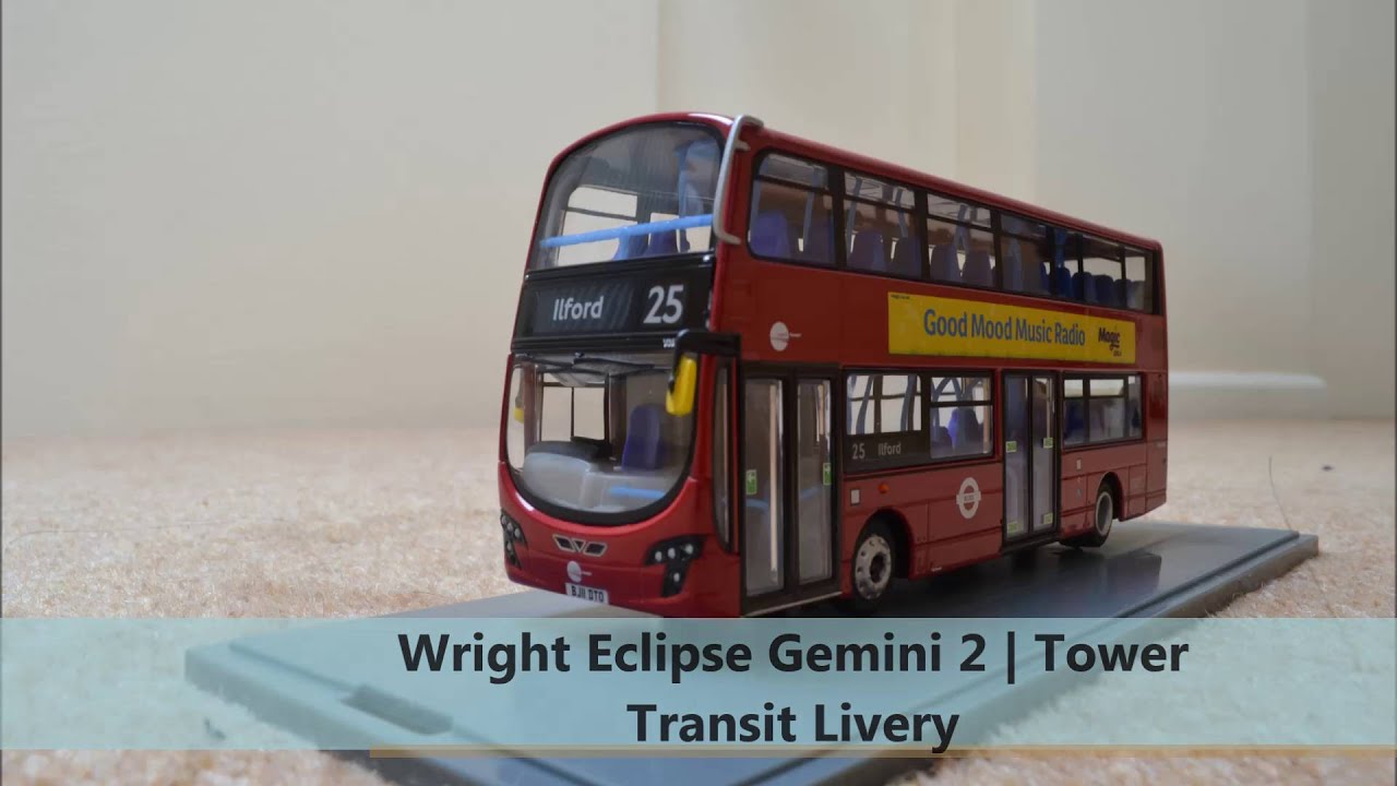 Model Buses #44 | Wright Eclipse Gemini 2 | Tower Transit - YouTube