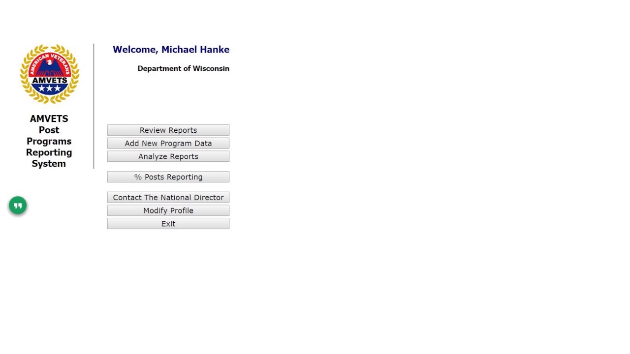 Amvets Program Reporting - YouTube