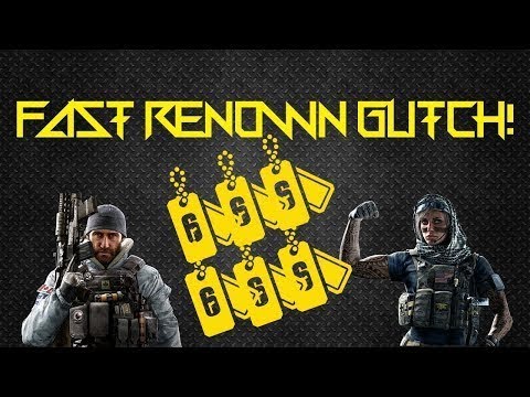HOW TO GET FREE RENOWN IN R6! FAST AND EASY! - YouTube