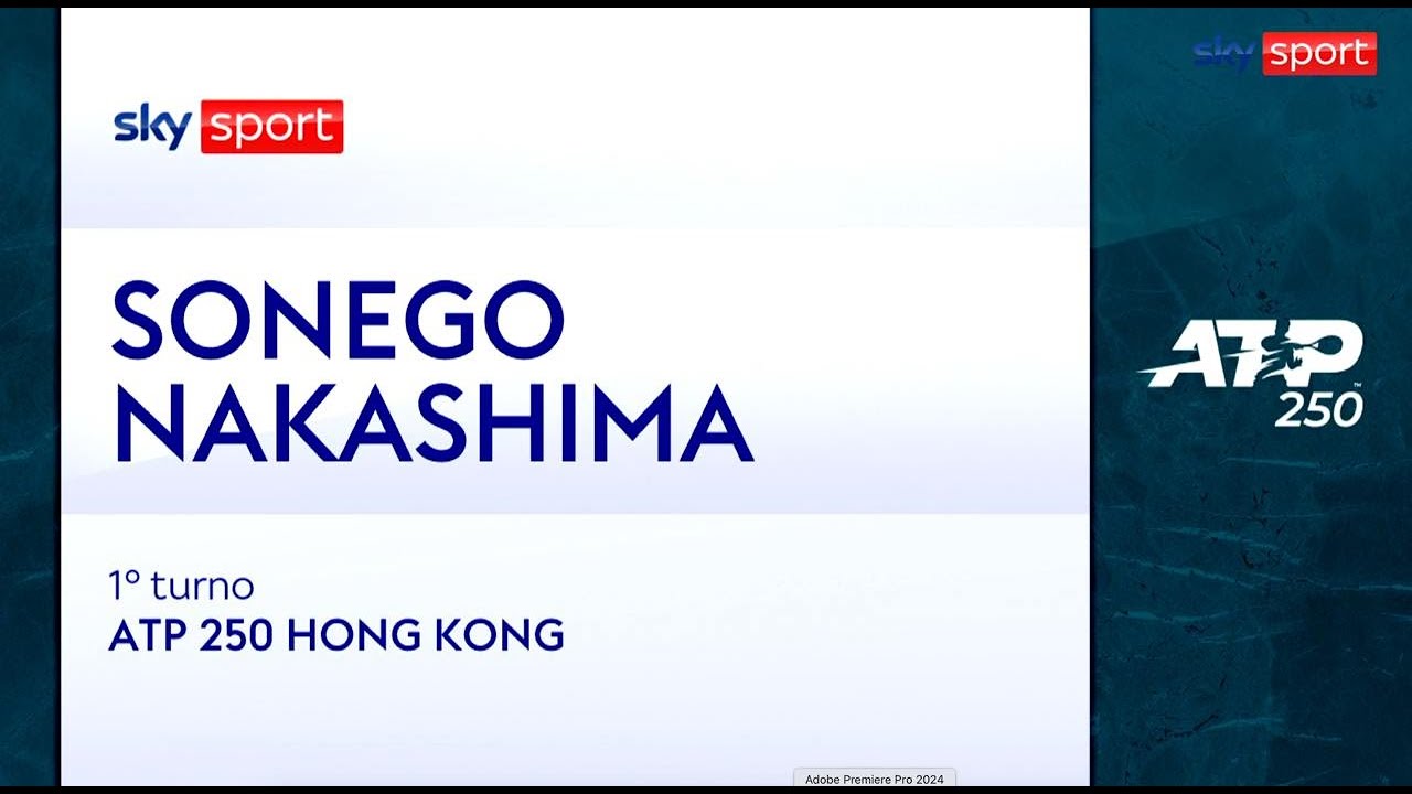 Sonego-Nakashima 7-6 6-3: gli highlights | ATP 250 Hong Kong - YouTube