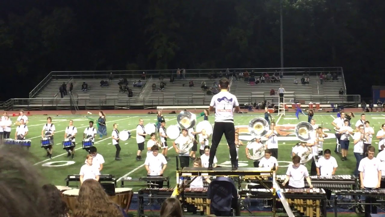 West Springfield High School Marching Band Halftime 9/8/2017 Part 1 ...