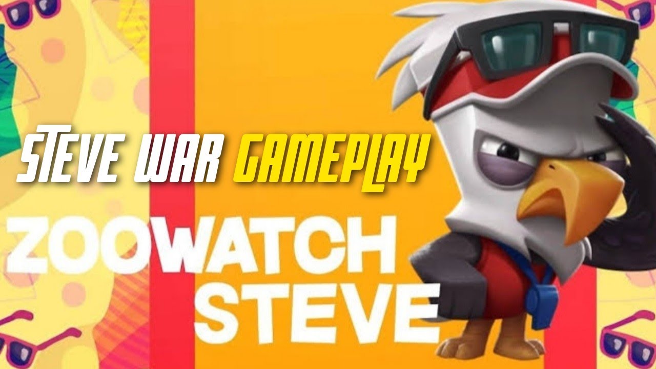 🦅🦅Unstoppable Steve War Gameplay🦅🦅 || ZOOBA || - YouTube