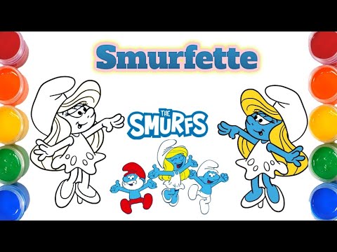 How to Draw Smurfette From The Smurfs | Easy Drawing Step by Step ...