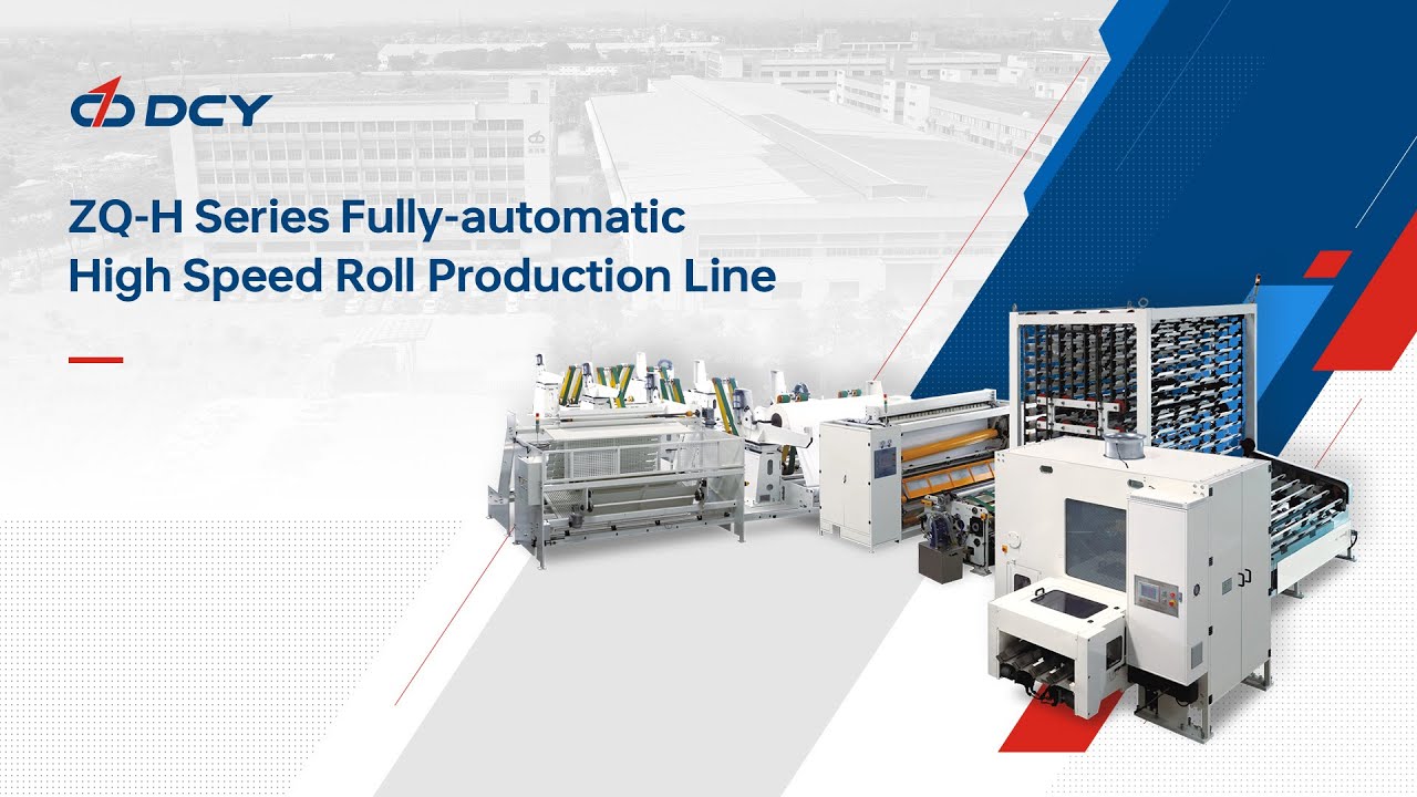 ZQ-H Series Fully-automatic High Speed Roll Production Line - YouTube