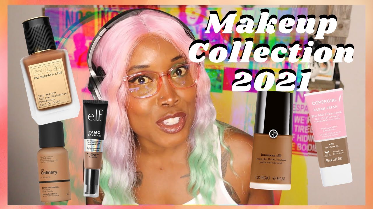 Makeup Collection 2021//The Foundations - YouTube
