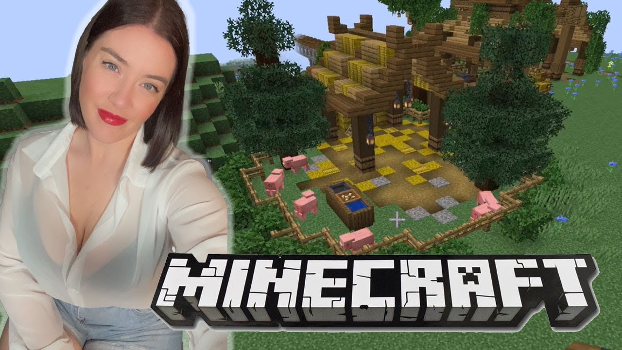 Pig Pen (Minecraft Survival Mode Medieval City Build) VOD 26 - YouTube