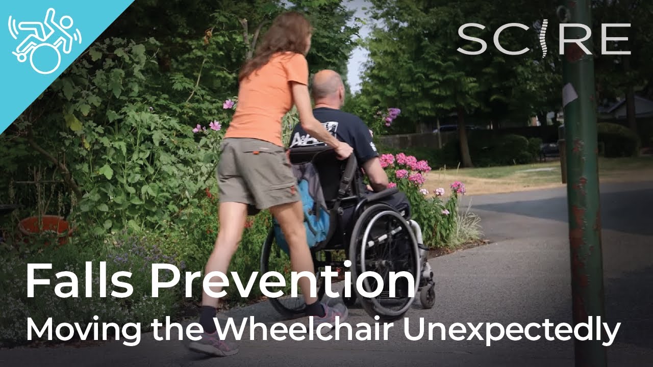 Falls Prevention: Moving the Wheelchair Unexpectedly - YouTube