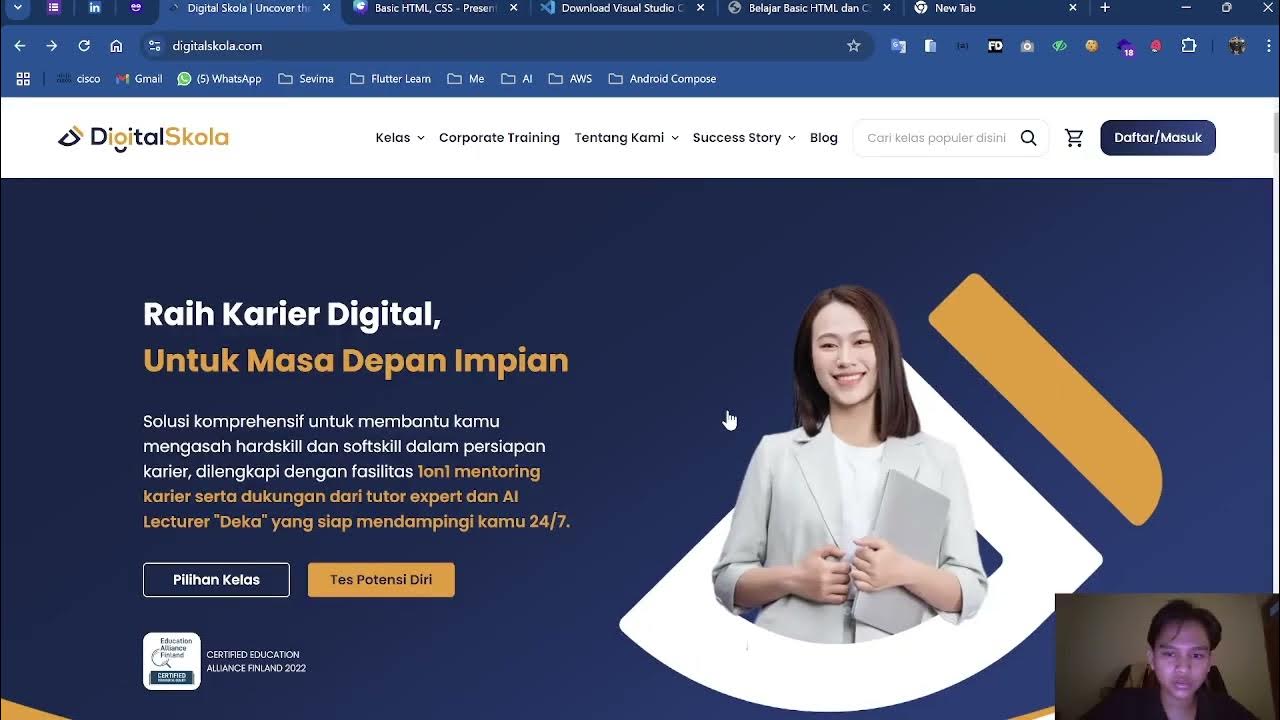 Digital Skola Micro Teaching | Learn basic HTML dan CSS - YouTube