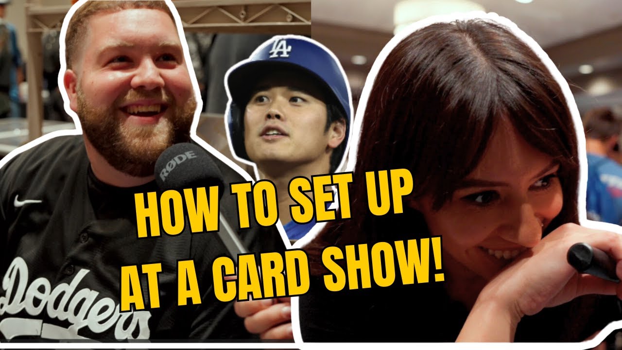 Secrets To Set Up At A Card Show From The OGs! - YouTube