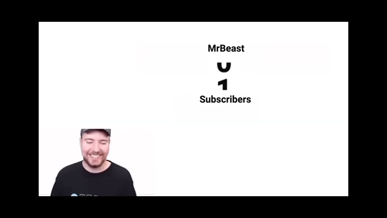 Mr Beast Hits 1 subscriber - YouTube