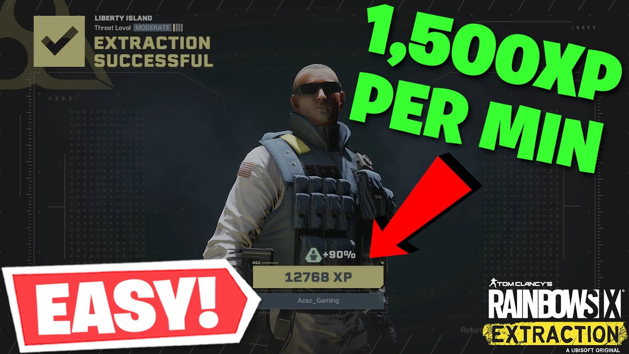 Rainbow Six : Extraction - EASY XP FARMING BY DOING QUICK OBJECTIVES ...