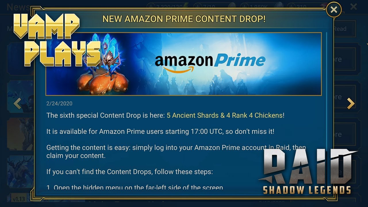 RAID: Shadow Legends Prime Opening (Ancient Shards) | Vamp Plays - YouTube