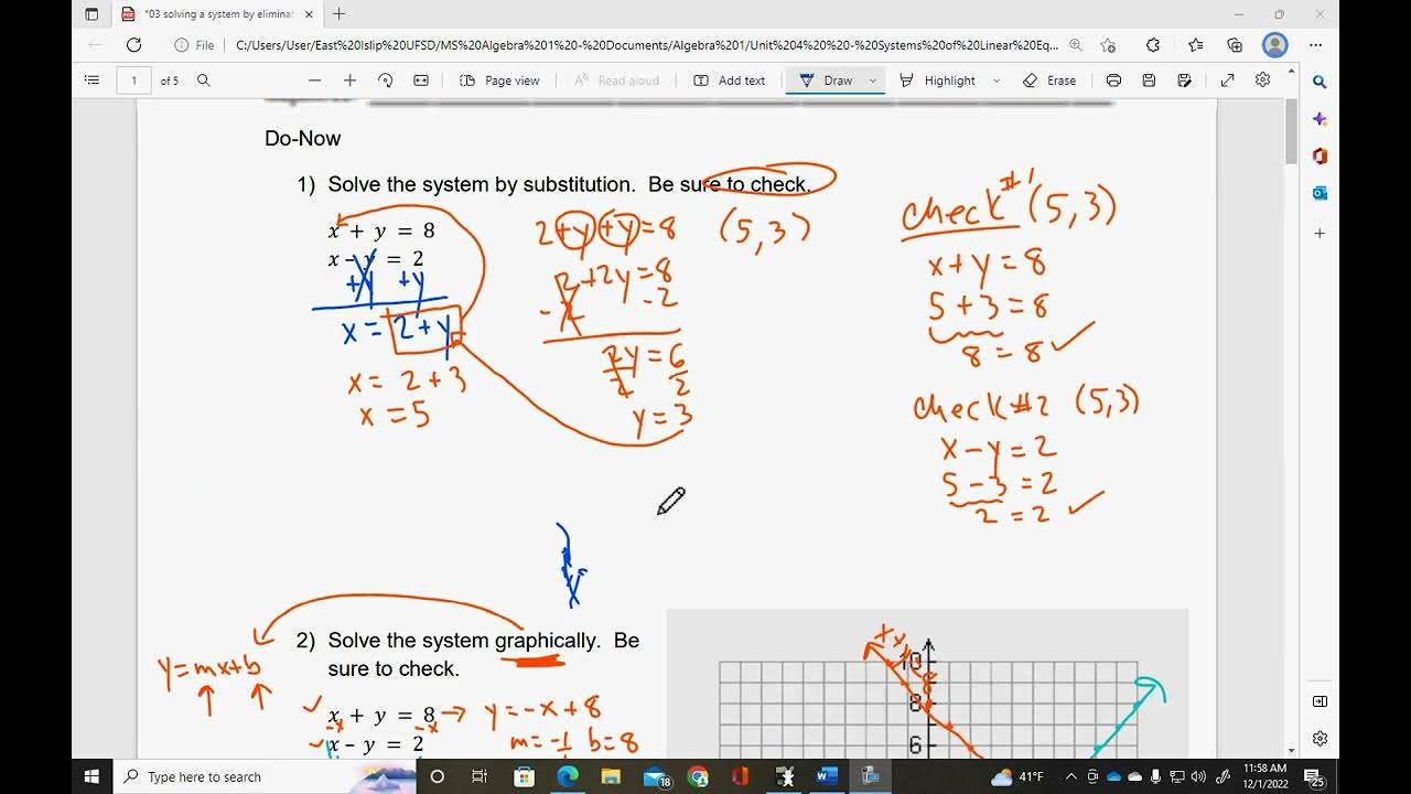 Algebra 1 Unit 4 lesson 3 video - YouTube