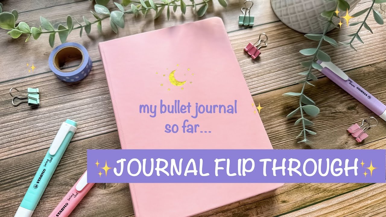 Bullet journal flip through 📖 - YouTube
