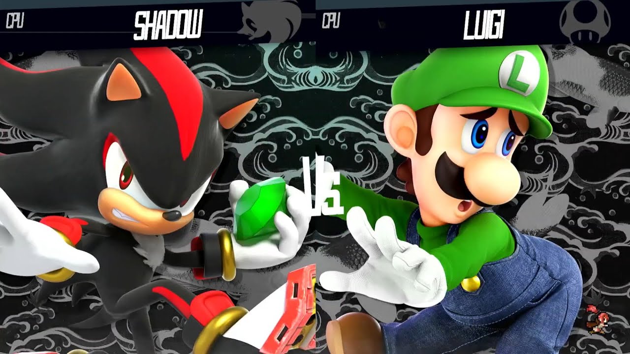 Shadow Vs Luigi - Requested Smash Battle - YouTube