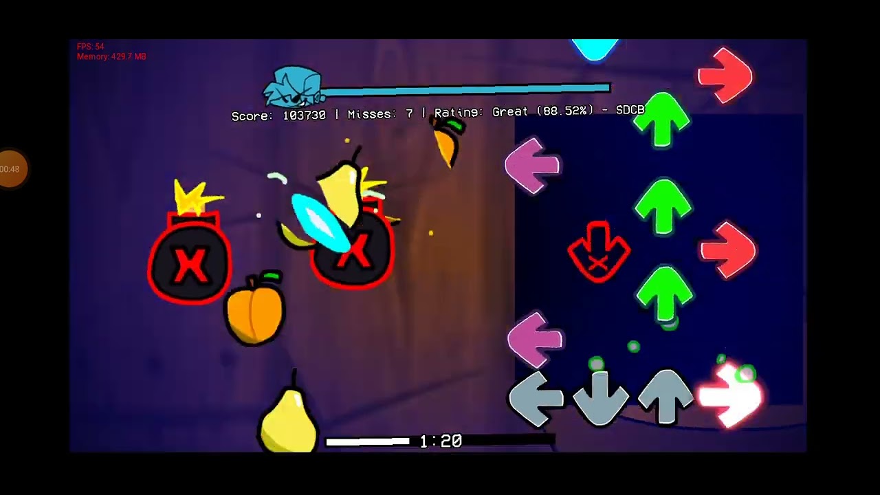 FNF Ninja fruit mod gameplay part 4 - YouTube