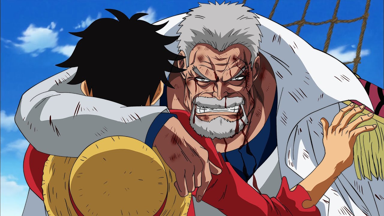 Reação de Luffy após descobrir a derrota de Garp - One Piece 1083 - YouTube