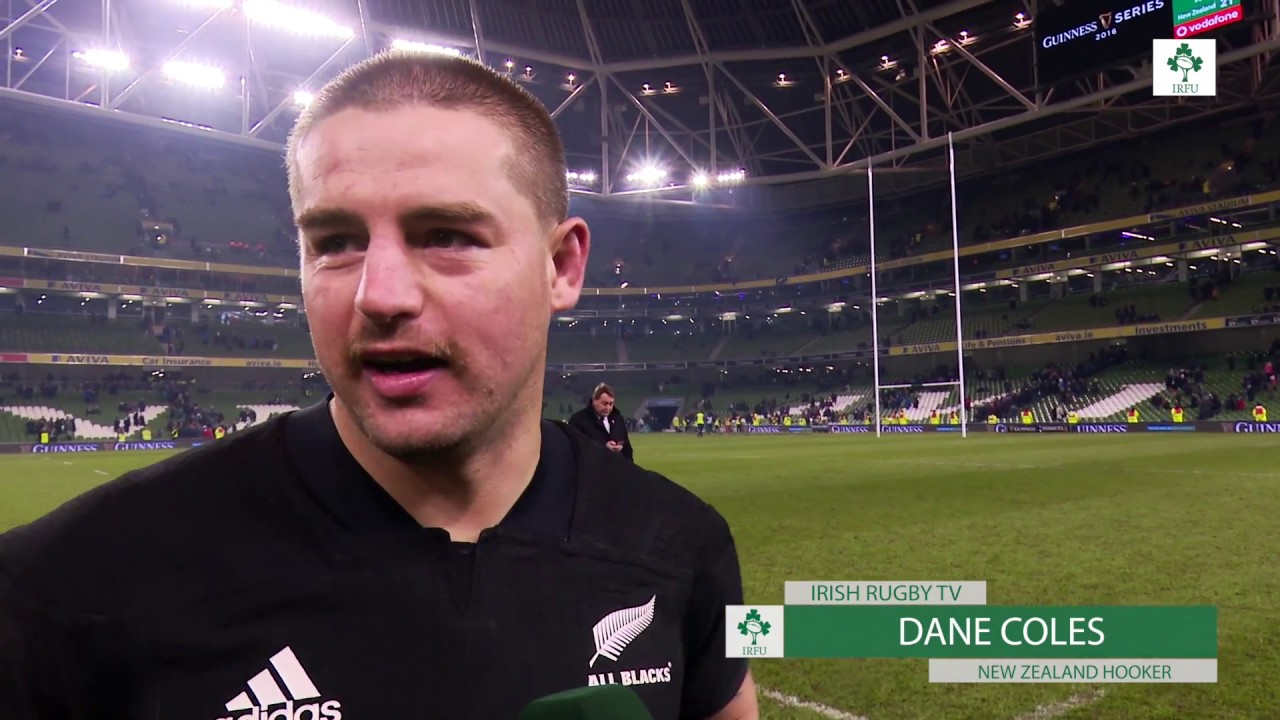 Irish Rugby TV: Dane Coles On New Zealand's Dublin Win - YouTube