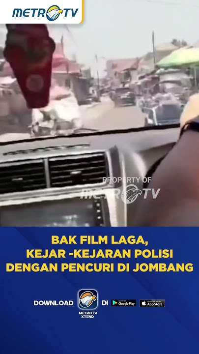 Bak Film Laga, Kejar Kejaran Polisi dengan Pencuri di Jombang #shorts - YouTube