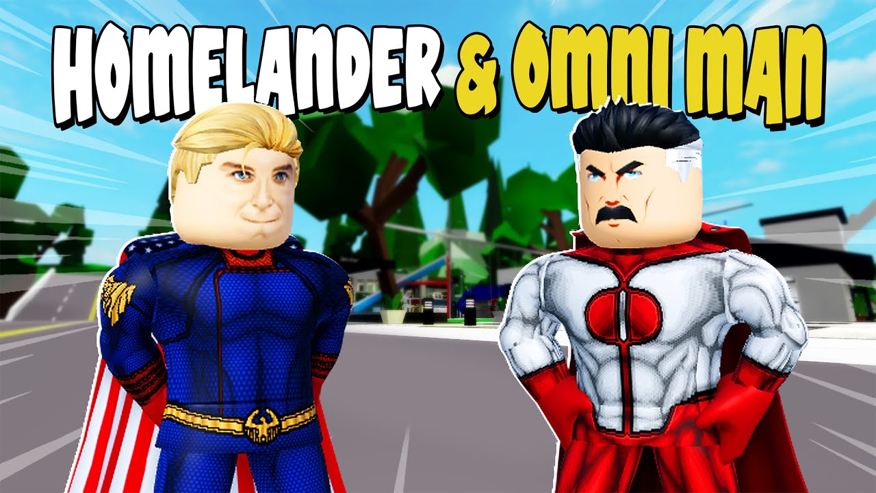 Aku Membuat HOMELANDER & OMNI MAN Di Brookhaven W/ID & Accessories Name ...