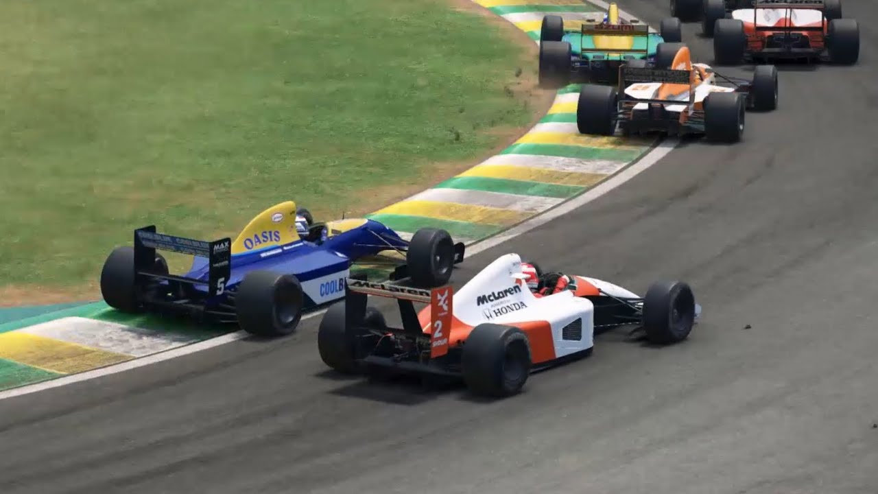 F1 1991 Interlagos GP AMS2 - YouTube