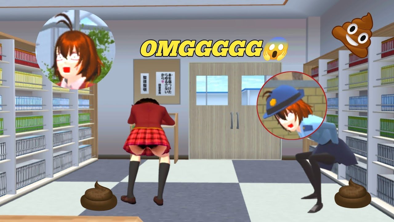 Rina Wants to Poop in U, Mart While Going to School😱😭#eek - YouTube