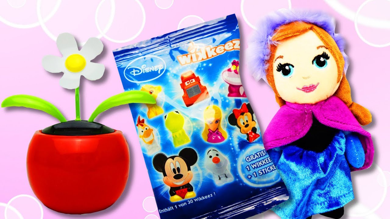 Disney Wikkeez Blind Bags Opening with AWESOME Disney Toys - YouTube