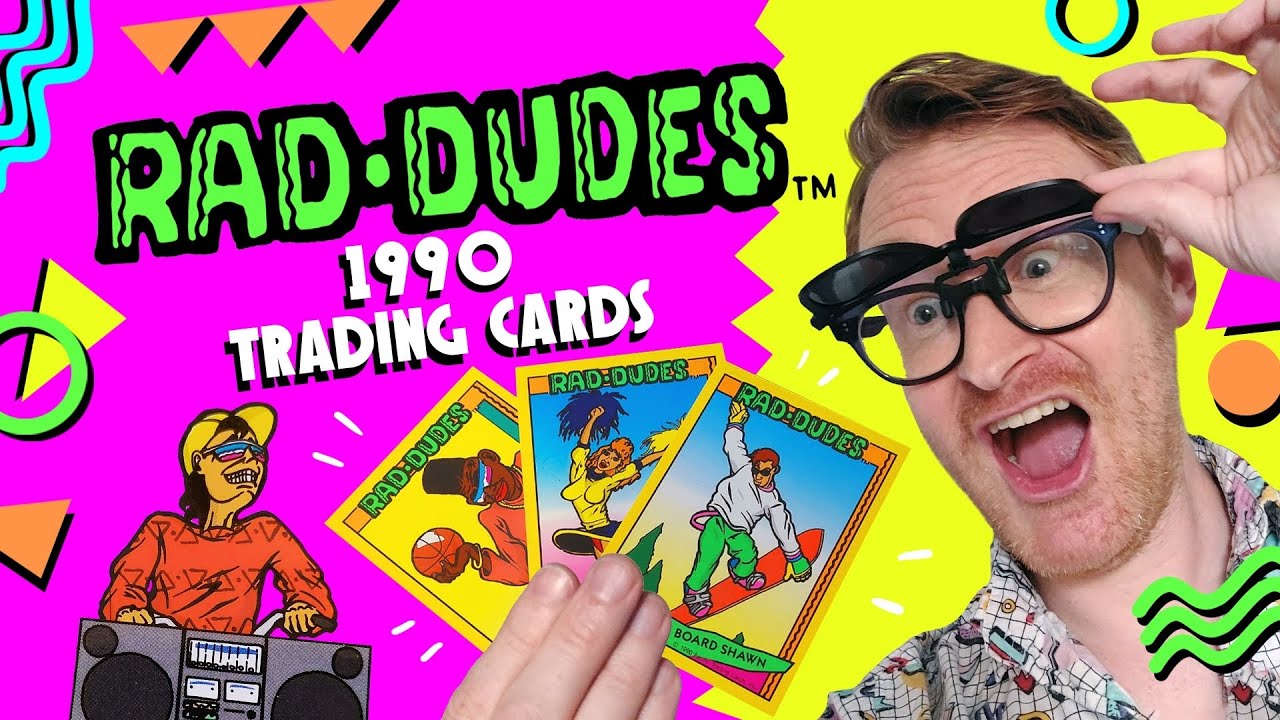 Rad Dudes Trading Cards 1990 - YouTube