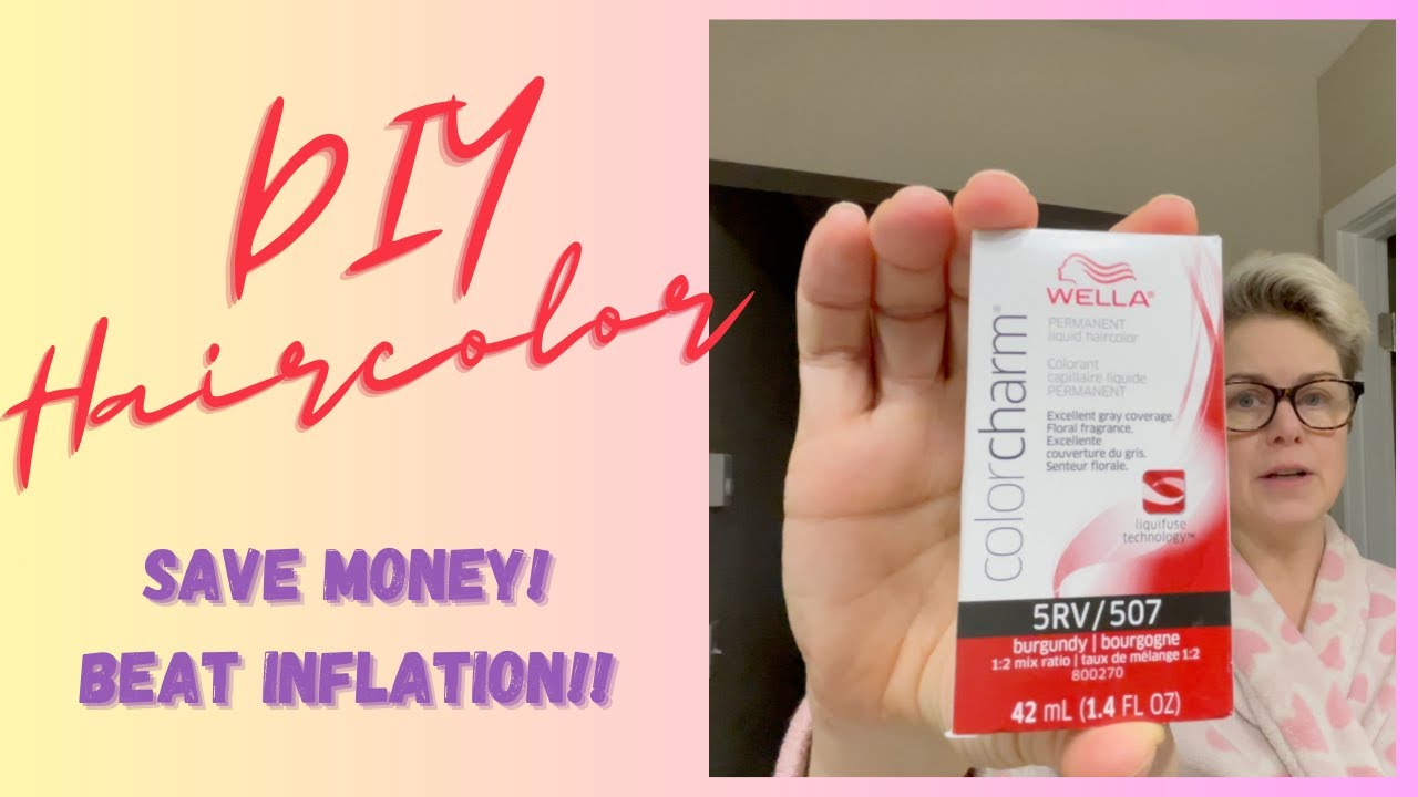 Beat Inflation by coloring hair at home - YouTube