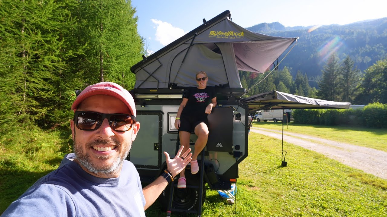 Vyzkoušeli jsme mini karavan v rakouských Alpách - YouTube