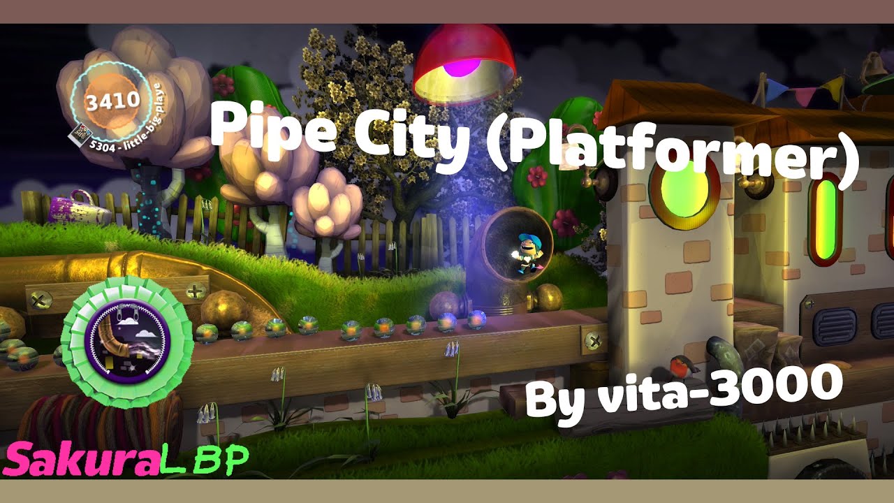 LittleBigPlanet 3 Team Pick: Pipe City (Platformer) by vita-3000 - YouTube
