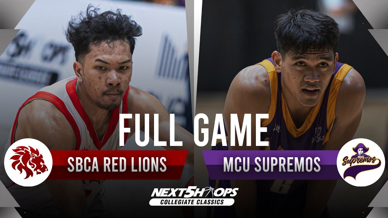 SBCA Red Lions vs. MCU Supremos | FULL GAME | Next5Hoops | September 27 ...