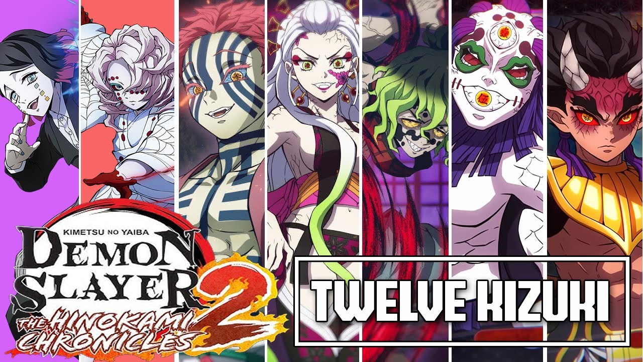 All Member Of Twelve Kizuki in Demon Slayer: Hinokami Chronicles 1 - 2 ...