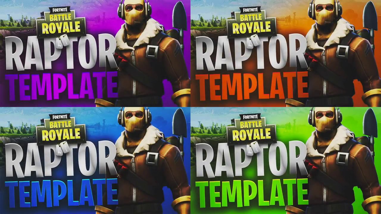 FREE NEW RAPTOR SKIN THUMBNAIL (PSD) - YouTube
