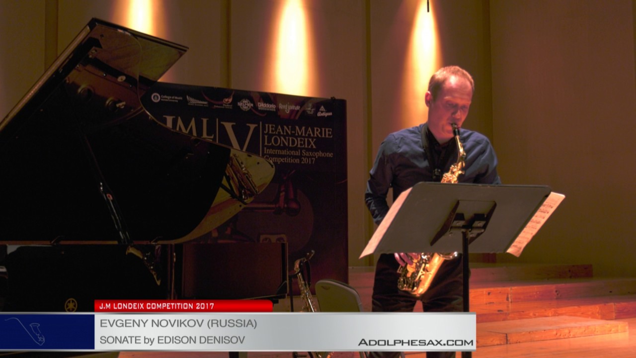 Londeix 2017 - Semifinal - Evgeny Novikov (Russia) - Sonate by Edison ...
