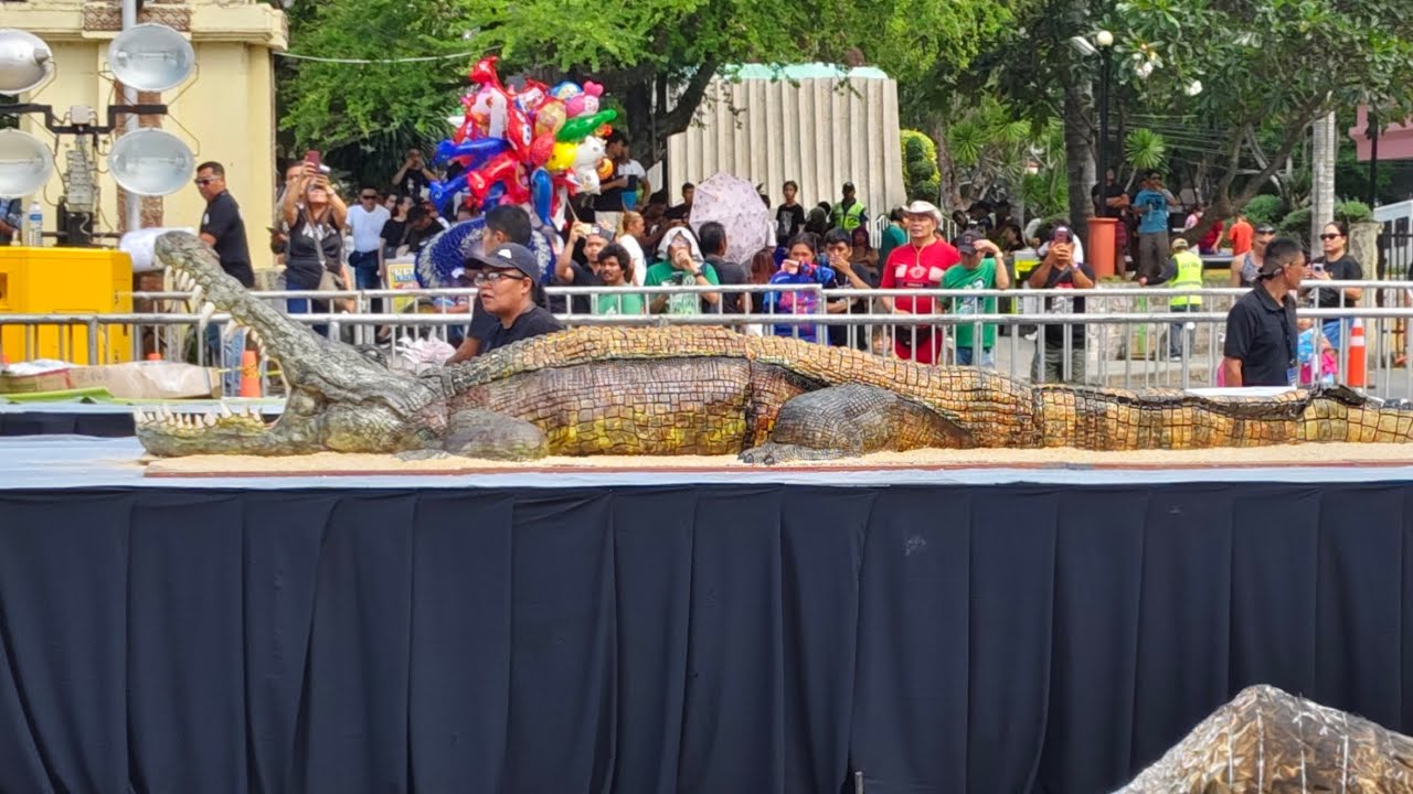 GIANT CROCODILE CAKE PARA KAY TAMBA - YouTube