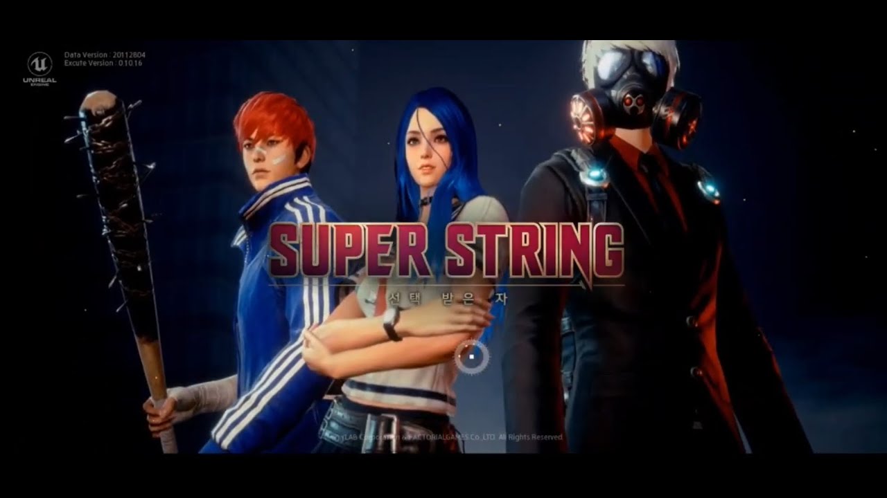 [슈퍼스트링] 슈퍼스트링 유니버스의 캐릭터들이 등장하는 신작 수집형 RPG 모바일게임 '슈퍼스트링' 플레이. 오버히트 느낌 ...