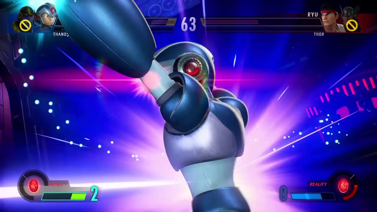 Marvel versus Capcom Infinite - Full X Buster vs Shinku Hadoken - YouTube