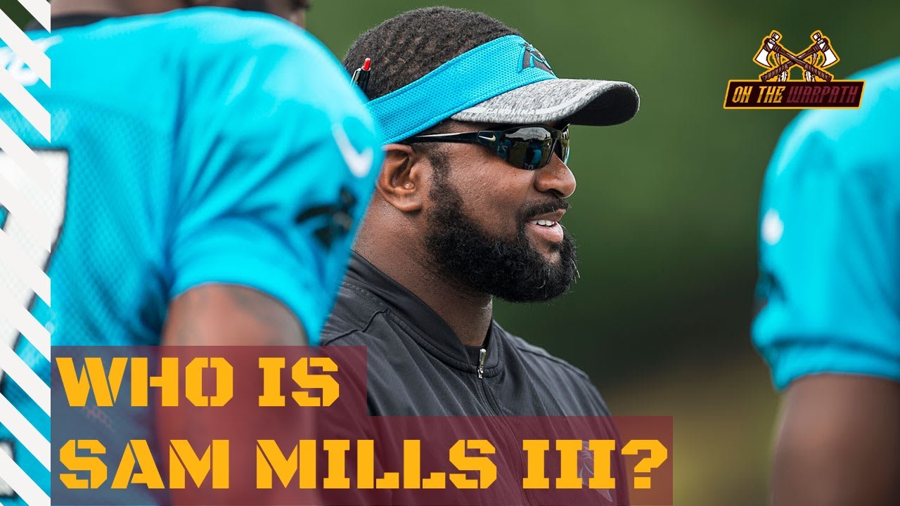 Who is Redskins' Defensive Line Coach Sam Mills III? - YouTube