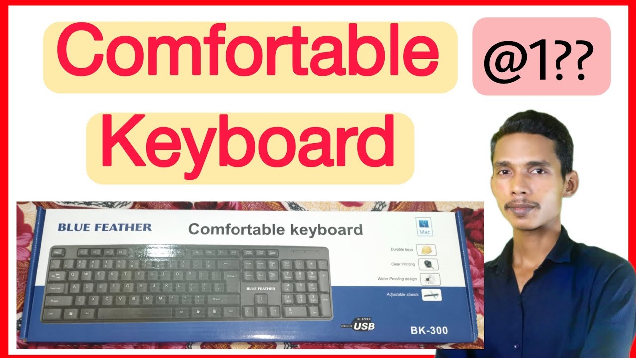 Comfortable Keyboard // Blue Feather Keyboard Price // New Keyboard ...