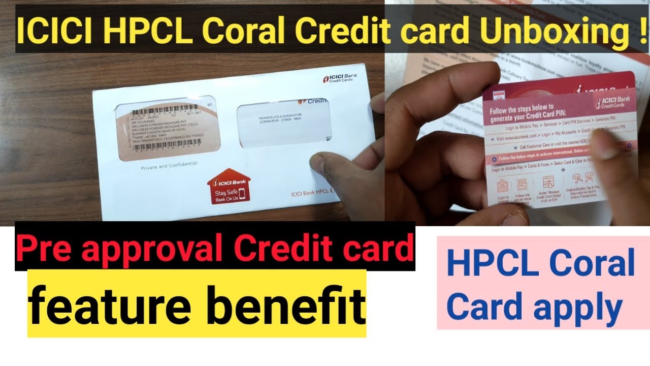 HPCL Coral Credit card Unboxing | Apply | Benefit | future | Hidden ...