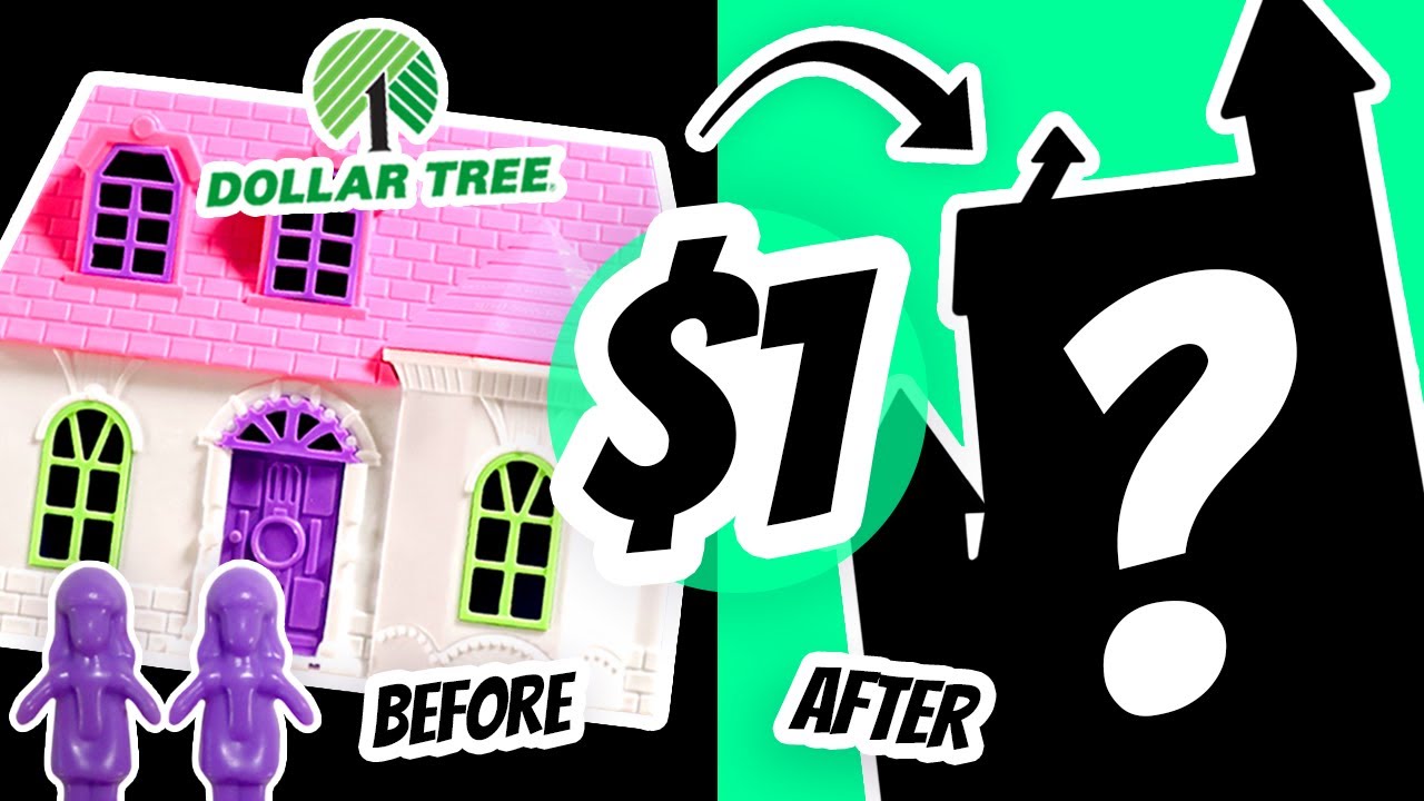 Dollar Store Makeover - Haunted House Edition - YouTube
