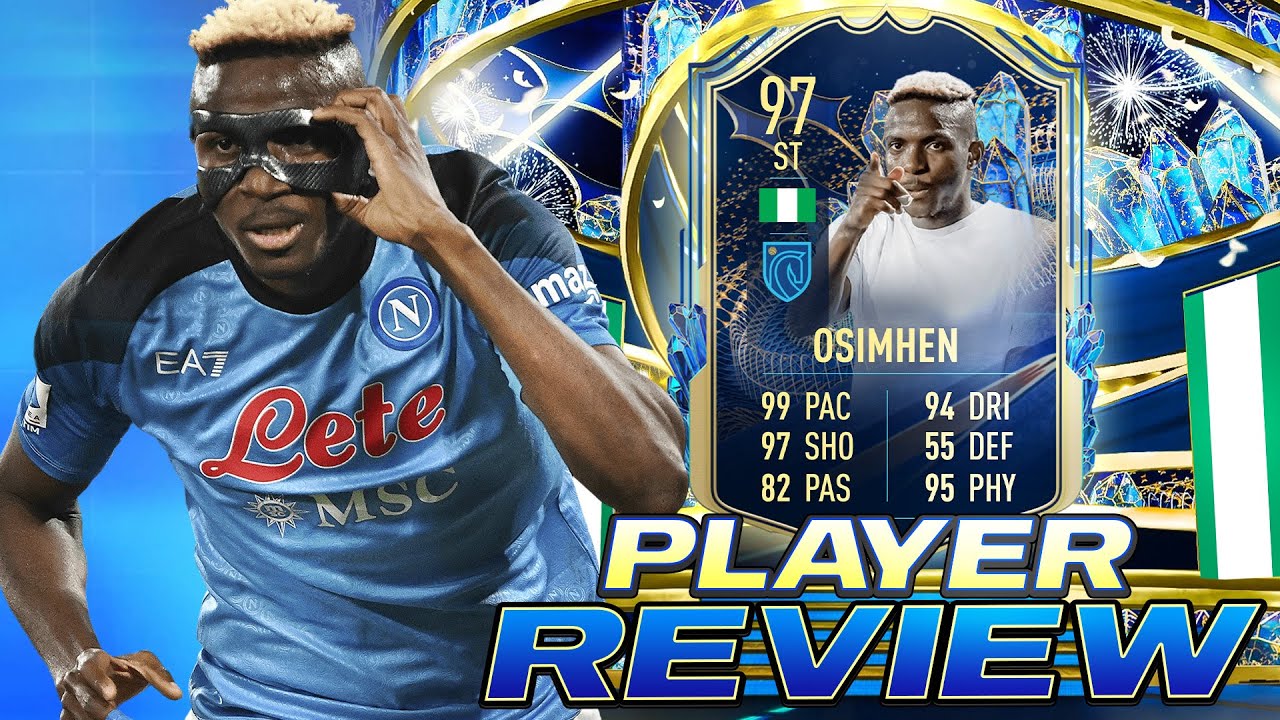 🤔97 TEAM OF THE SEASON VICTOR OSIMHEN PLAYER REVIEW - FIFA 23 ULTIMATE ...