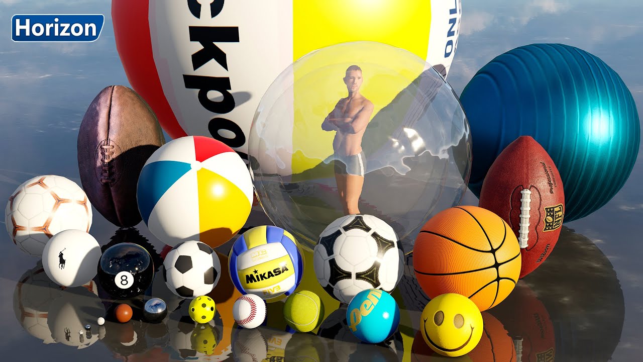 Ball Size Comparison - YouTube