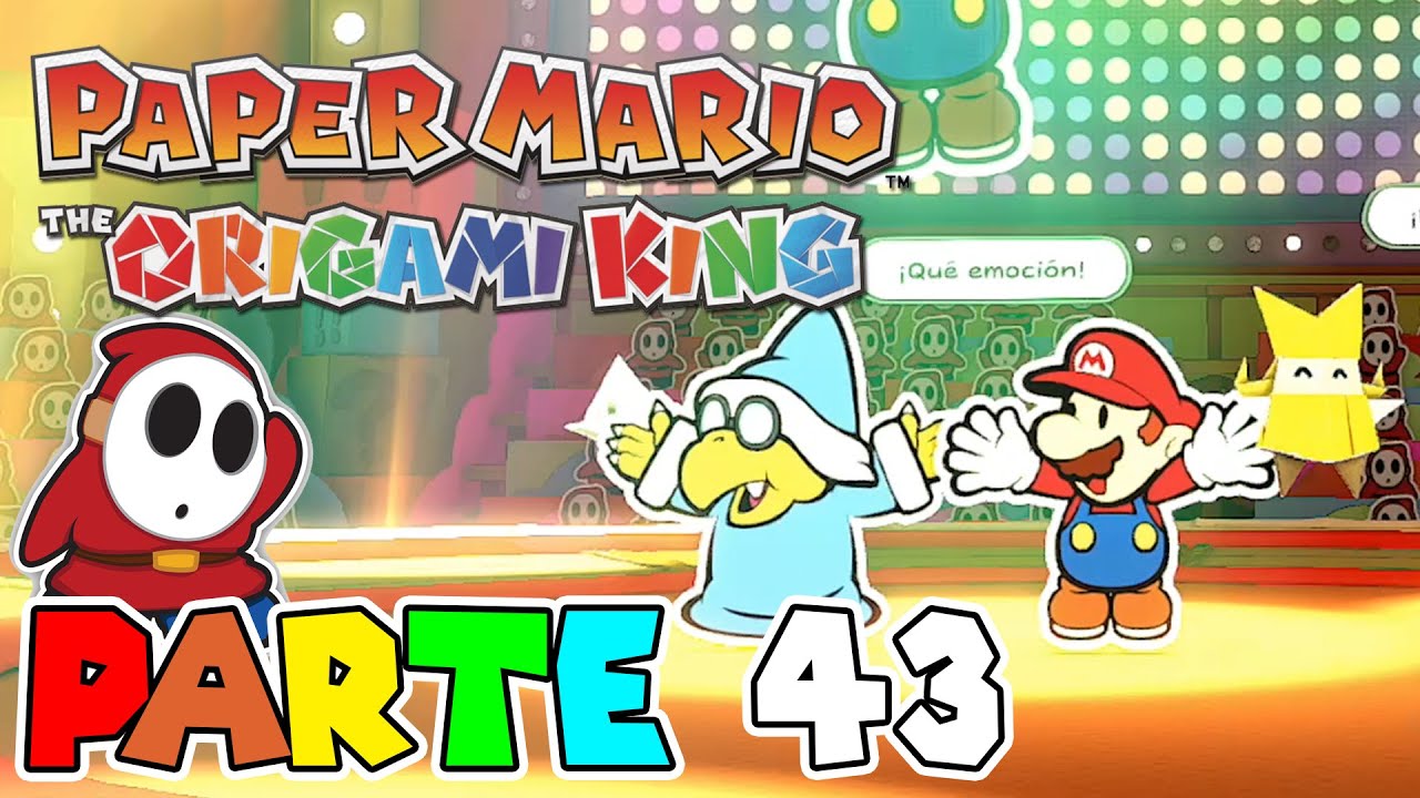 ¡MARIO EN EL GRAN CONCURSO SHY GUY! | PARTE #43 | PAPER MARIO: THE ...