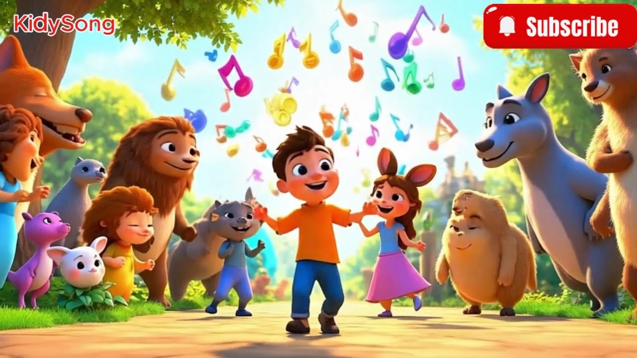 My Happy Farm Adventure Song for Kids | Nursery Rhymes - YouTube