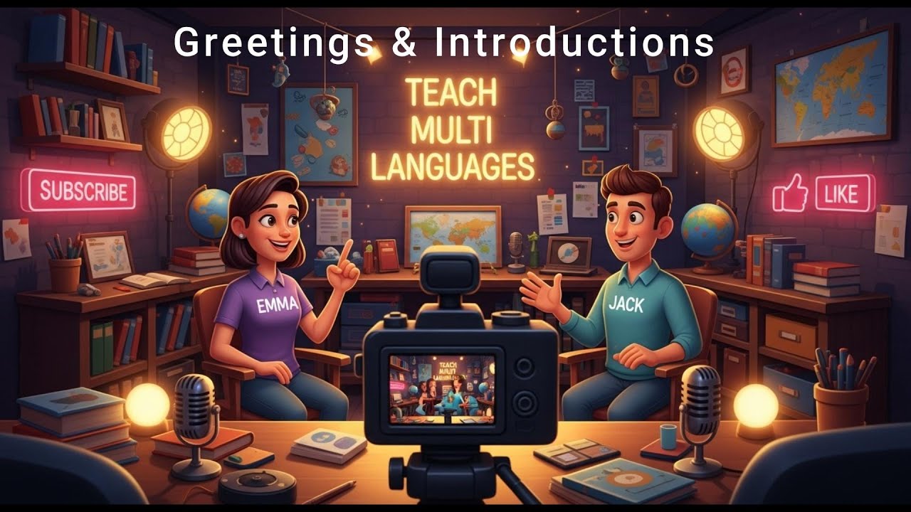 Lesson 1: Greetings & Introductions | Learn English Conversation for ...