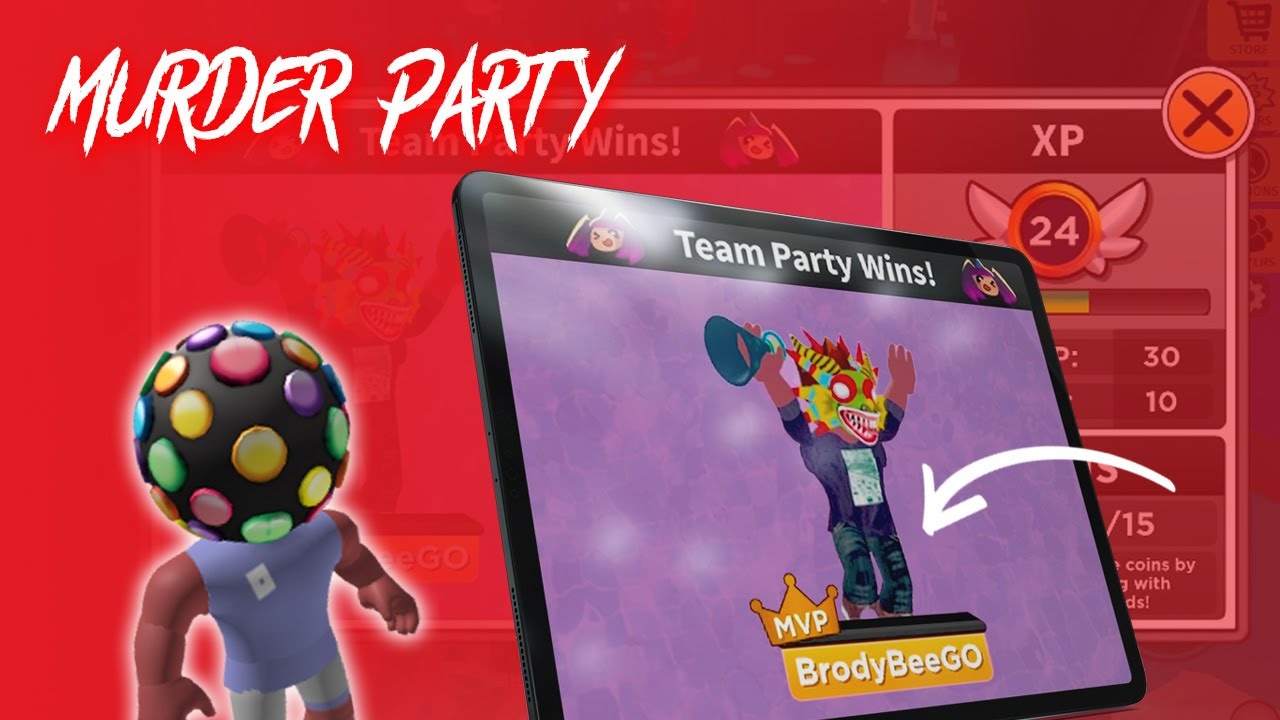 Roblox Murder Party Gameplay - YouTube