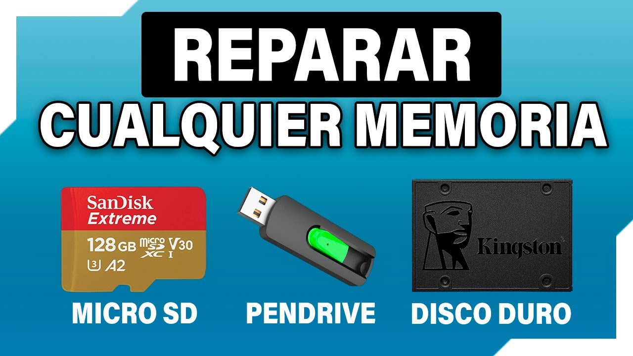 REPARAR una Memoria Dañada SIN FORMATEAR - Pendrive USB y Micro SD que ...