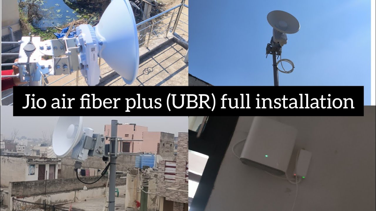 free Jio Air fiber plus installation (Ubr)#wifi #trending #video #new ...